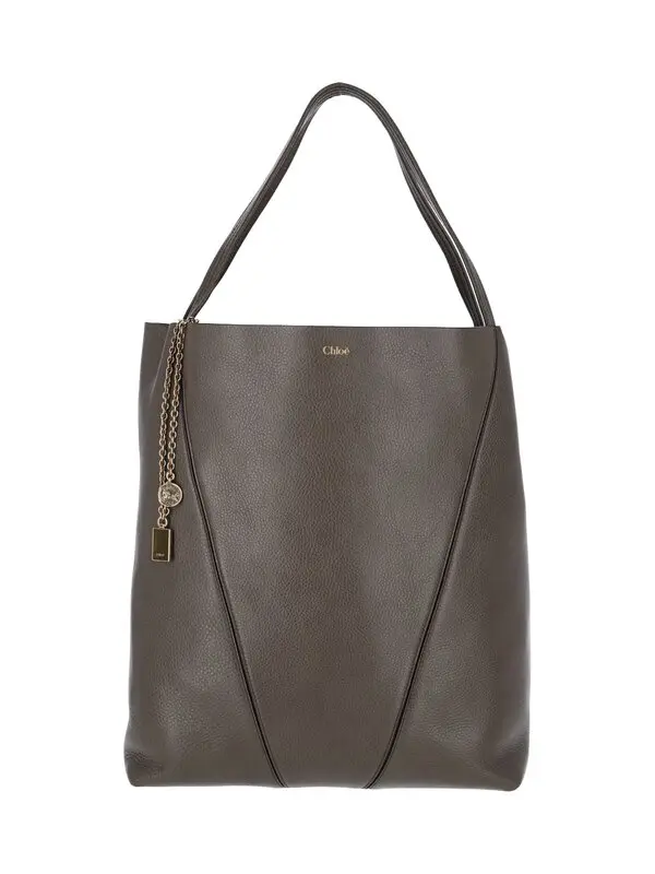 Chloé Spin Large Tote - Gray