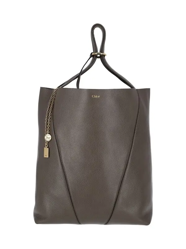 Chloé Spin Large Tote - Gray