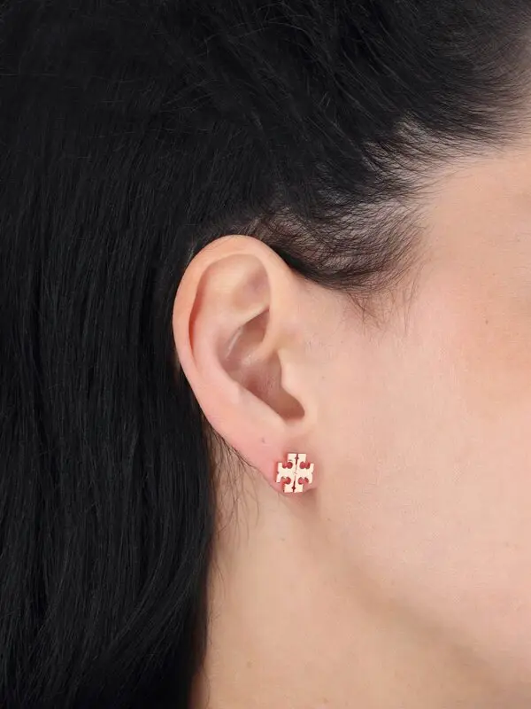 Tory Burch Kira Stud Earrings - Pink