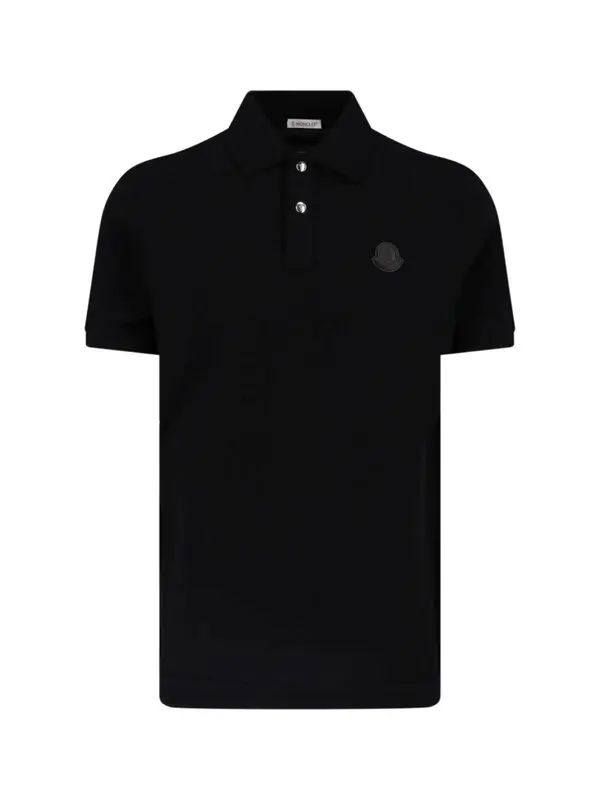 Moncler Logo Polo - Black
