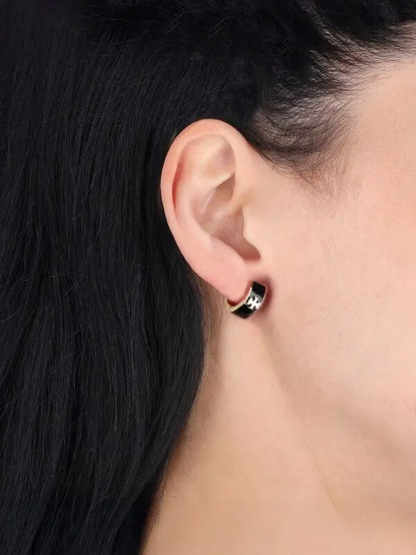 Tory Burch Kira Huggie Earrings - Gold