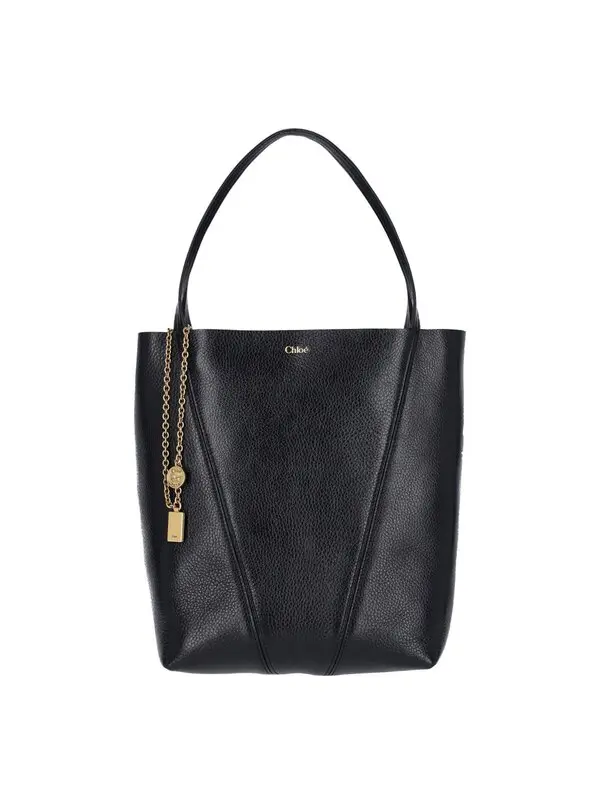 Chloé Spin Tote Bag - Black