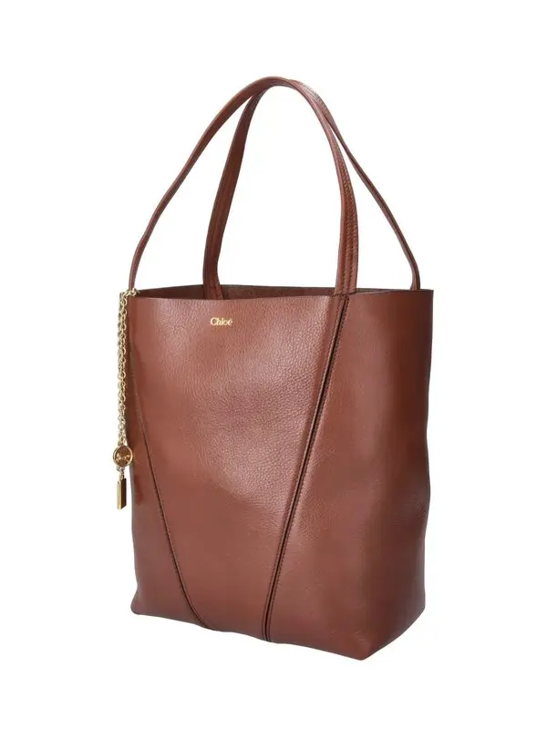 Chloé Spin" Tote Bag - Brown