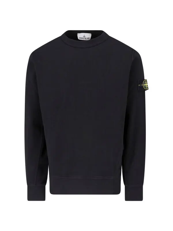 Stone Island Compass Sweatshirt - Black