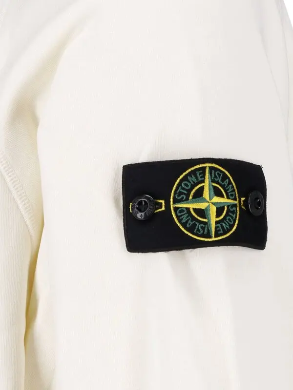 Stone Island Compass Sweatshirt - White