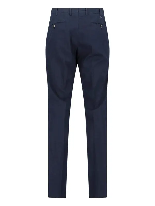PT TORINO Cotton Blend Trousers - Blue