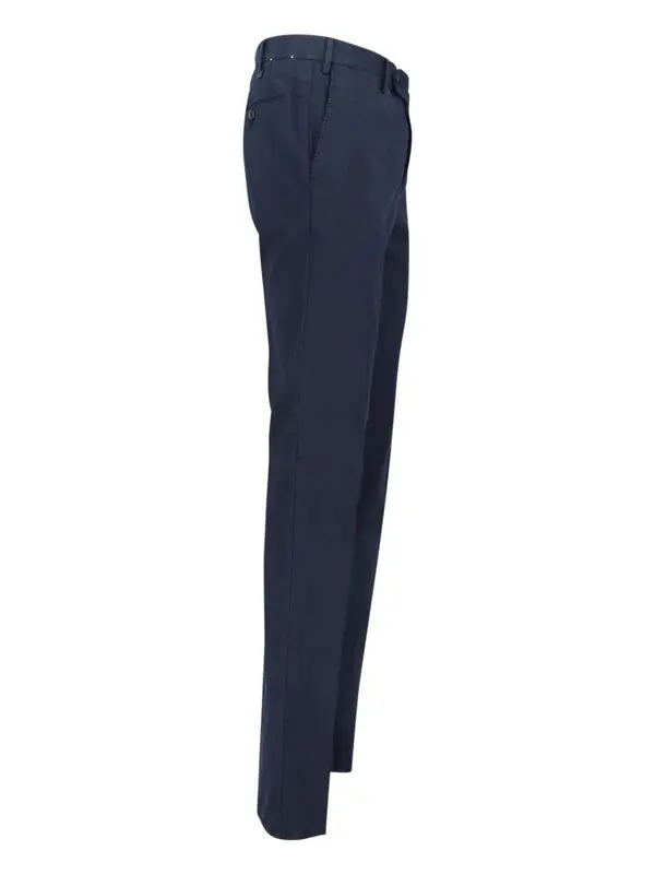 PT TORINO Cotton Blend Trousers - Blue