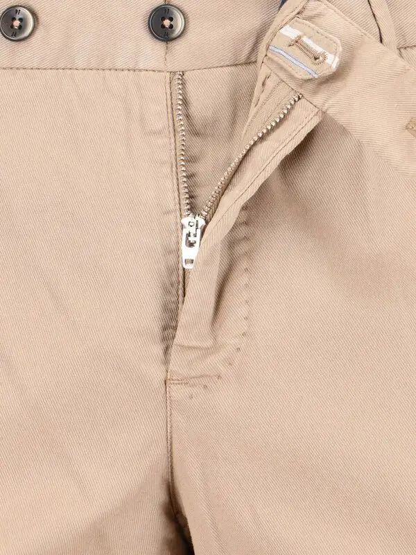 PT TORINO Cotton Blend Trousers - Brown