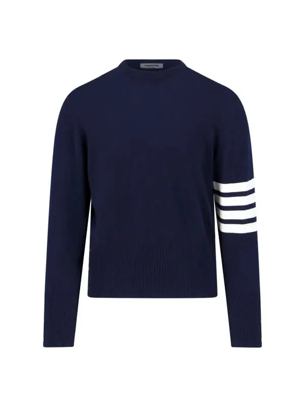 Thom Browne Bar Sweater - Blue