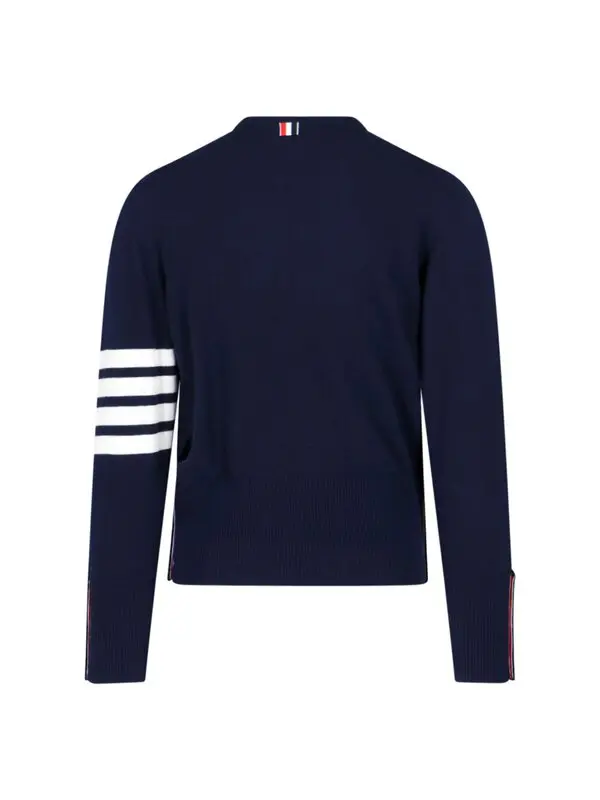 Thom Browne Bar Sweater - Blue