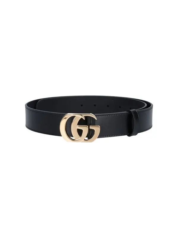 Gucci Gg Marmont Belt - Black