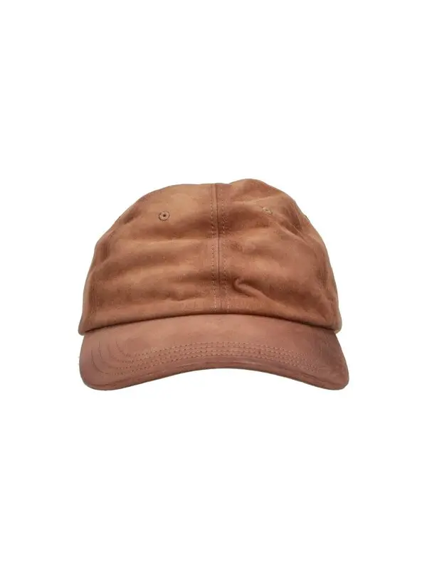GOLDEN GOOSE Suede Baseball Cap - Brown