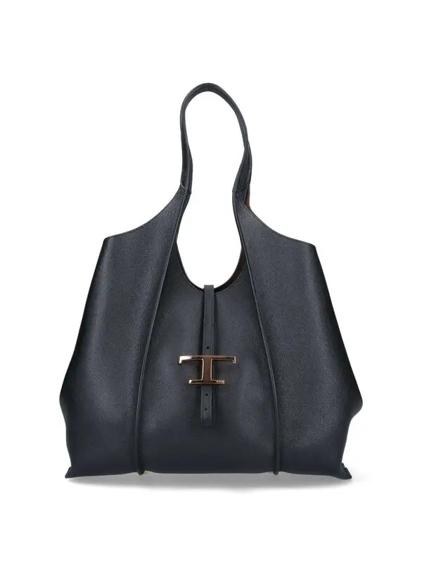 TOD'S T-timeless Tote Bag - Black