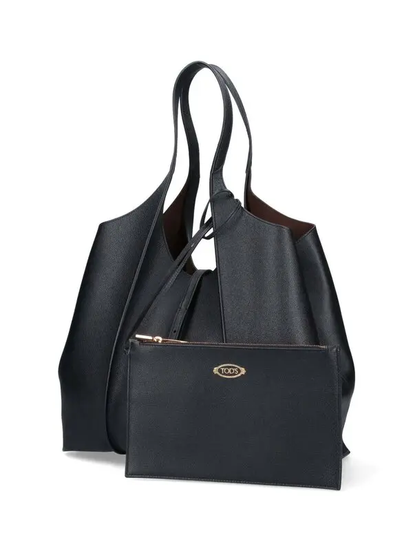 TOD'S T-timeless Tote Bag - Black