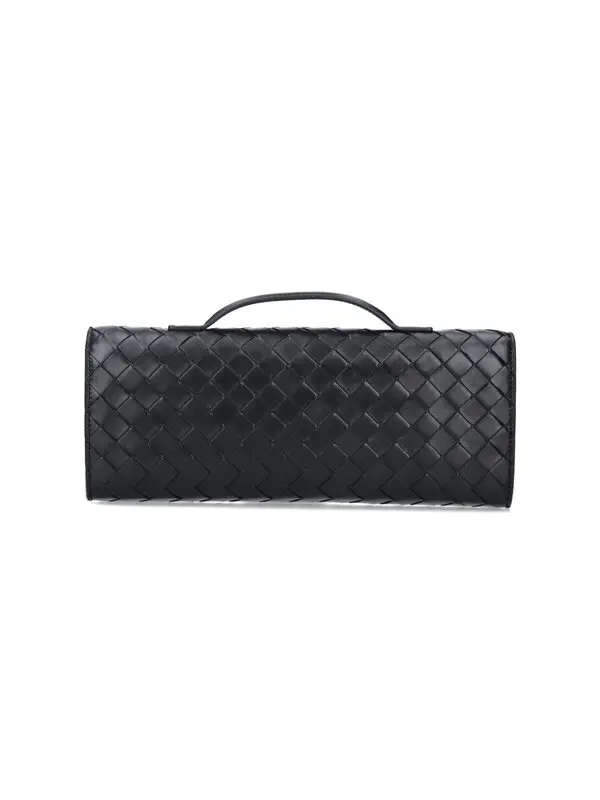 Bottega Veneta Andiamo Clutch - Black