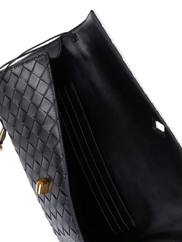 Bottega Veneta Andiamo Clutch - Black