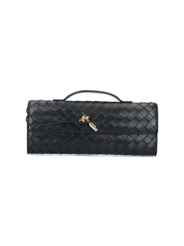 Bottega Veneta Andiamo" Clutch - Black