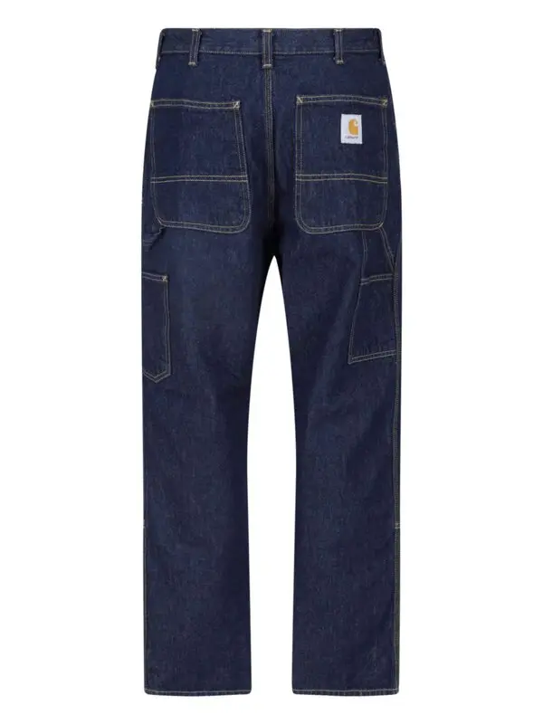Carhartt Work In Progress Straight Leg Double Knee Denim Jeans