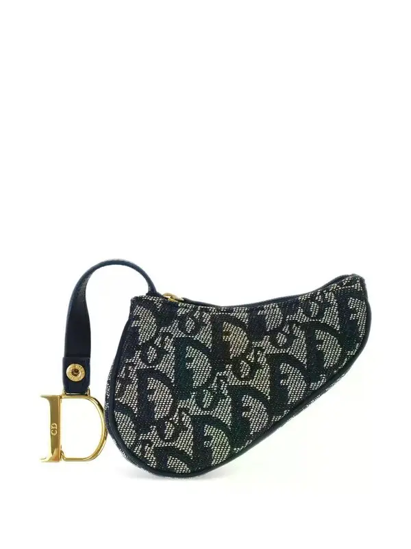 Dior 2003 Trotter Saddle Wallet - Blue