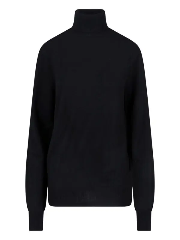 THE FRANKIE SHOP Eve High Neck Sweater - Black