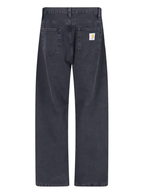 Carhartt Work In Progress Landon" Straight Jeans - Black