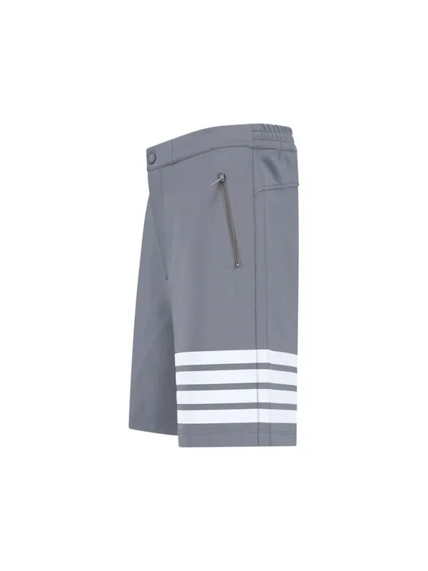 Thom Browne 4 Bar' Shorts - Gray