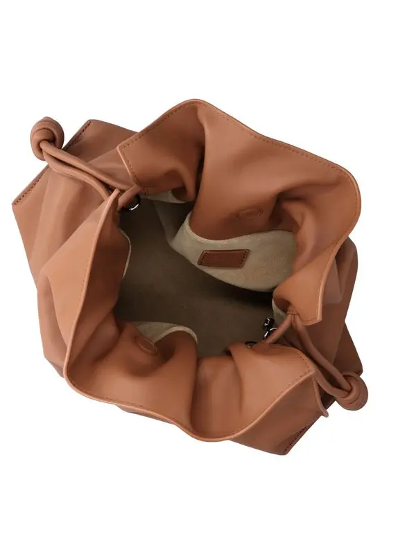 Loewe Medium Flamenco Clutch Bag - Brown