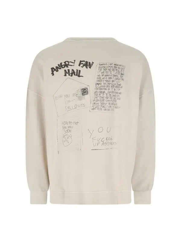 Our Legacy Angry Fan Mail Sweatshirt - Beige