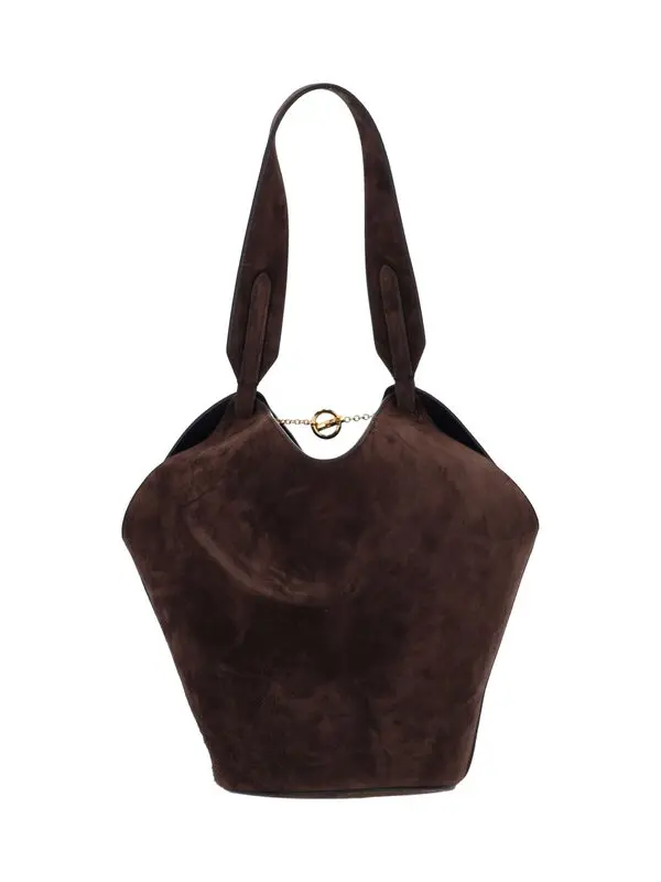 Khaite Lotus Mini Tote Bag - Brown