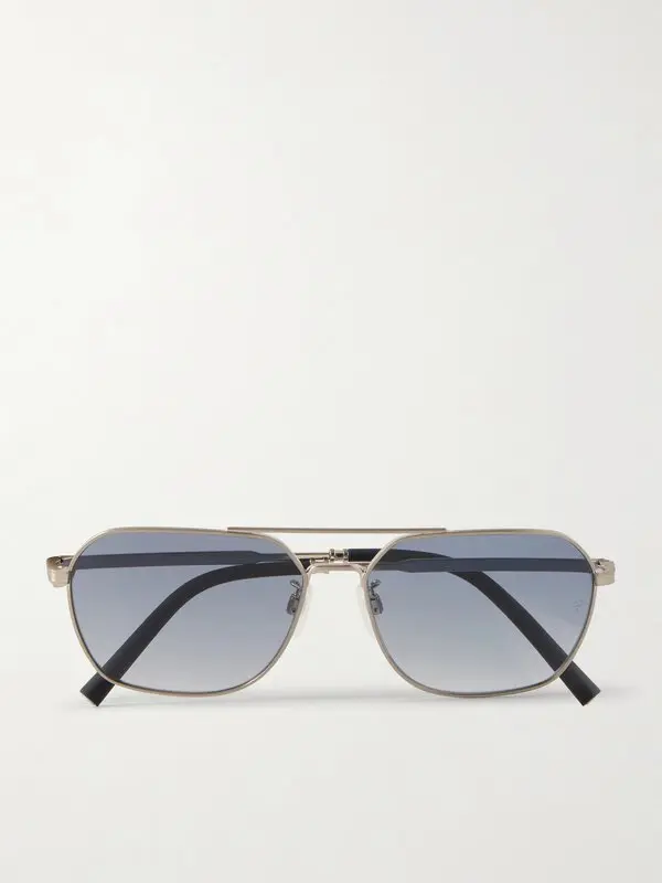 Oliver Spencer Aviator-style Sunglasses - Silver
