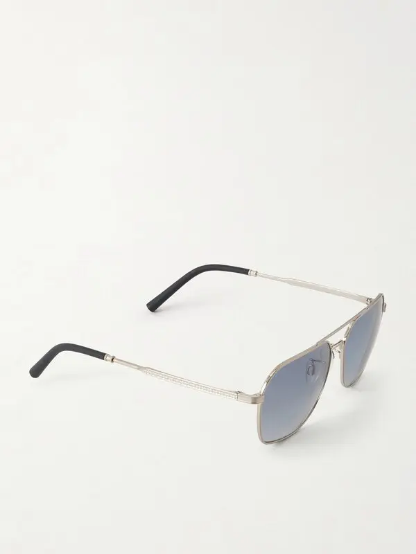 Oliver Spencer R-17 Aviator-style -tone Sunglasses - Silver