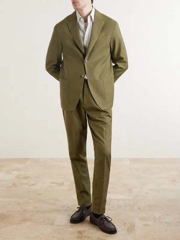 Officine Générale Michel Lyocell, Linen And Cotton-blend Jacket