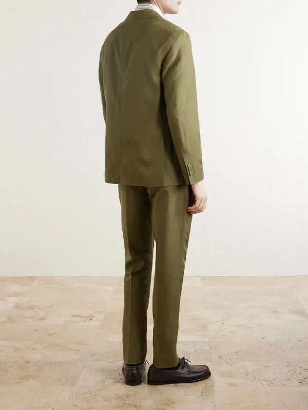 Officine Générale Michel Lyocell, Linen And Cotton-blend Jacket