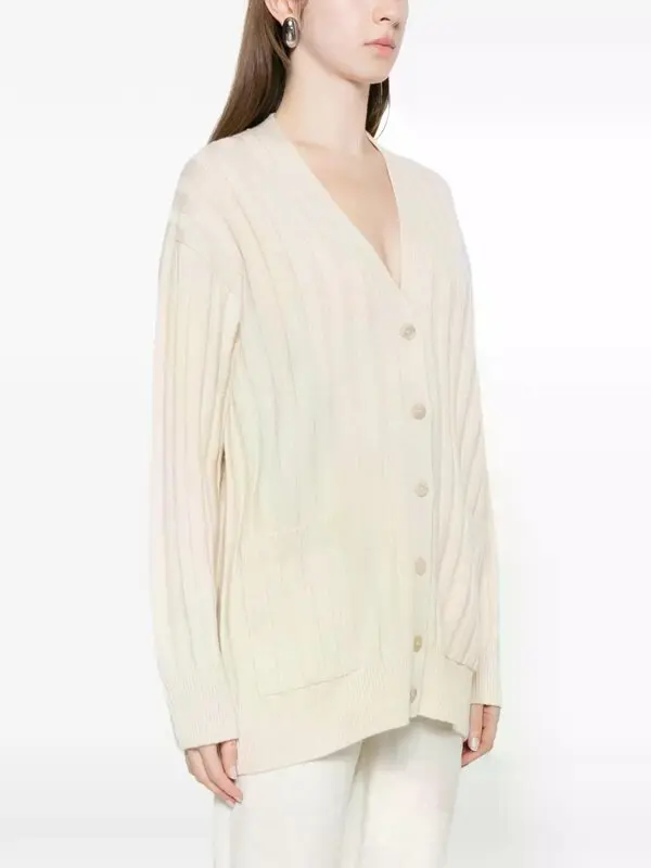 Fendi Ribbed Pocket Cardigan