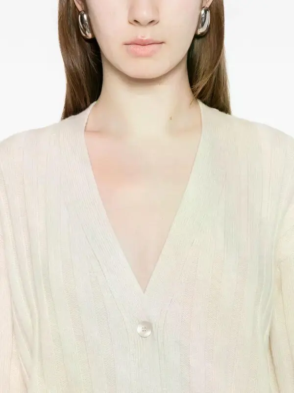 Fendi Ribbed Pocket Cardigan