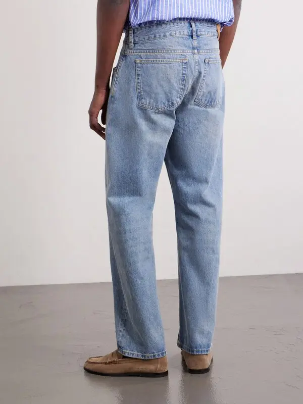 CORRIDOR Straight-leg Organic Cotton Jeans - Blue