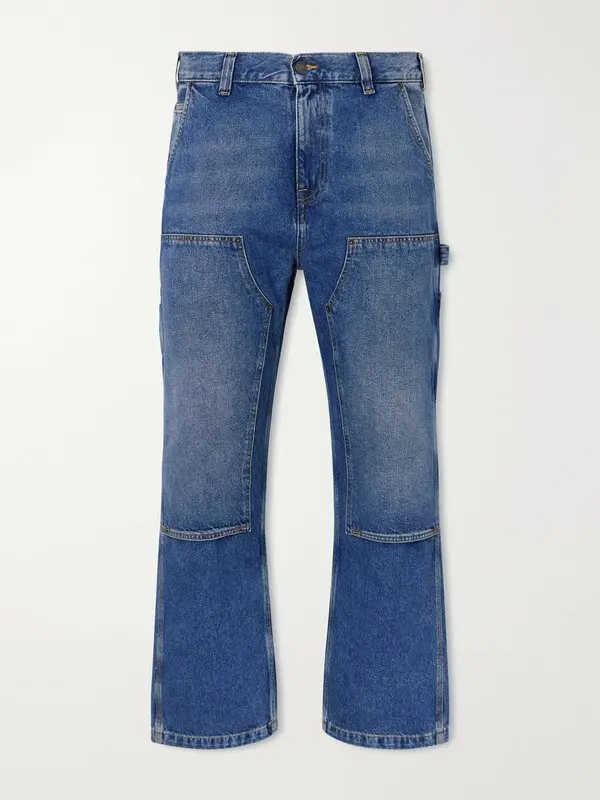 CORRIDOR Straight-leg Double-knee Jeans - Blue