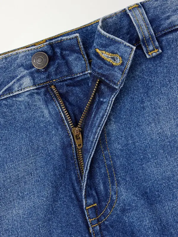 CORRIDOR Straight-leg Double-knee Jeans - Blue
