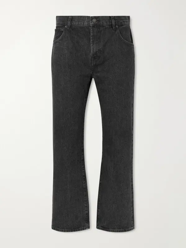 CORRIDOR Straight-leg Organic Jeans - Black