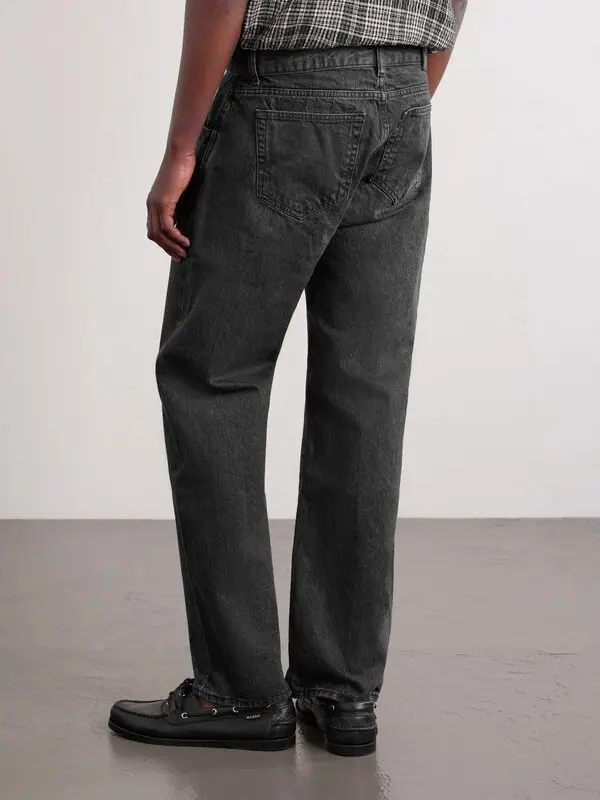 CORRIDOR Straight-leg Organic Jeans - Black