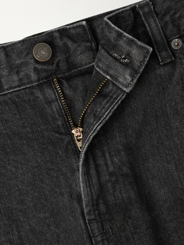 CORRIDOR Straight-leg Organic Jeans - Black