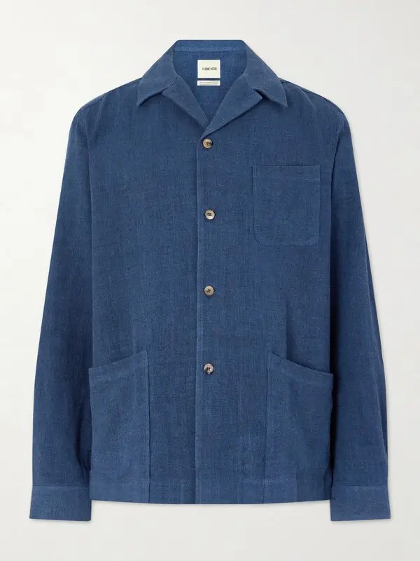 De Bonne Facture Linen And Wool-blend Jacket