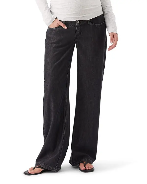 RIPE MATERNITY Billie Elastic Waist Wide Leg Jean