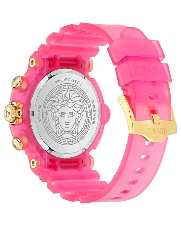Versace Real Active Chronograph, 45mm - Pink