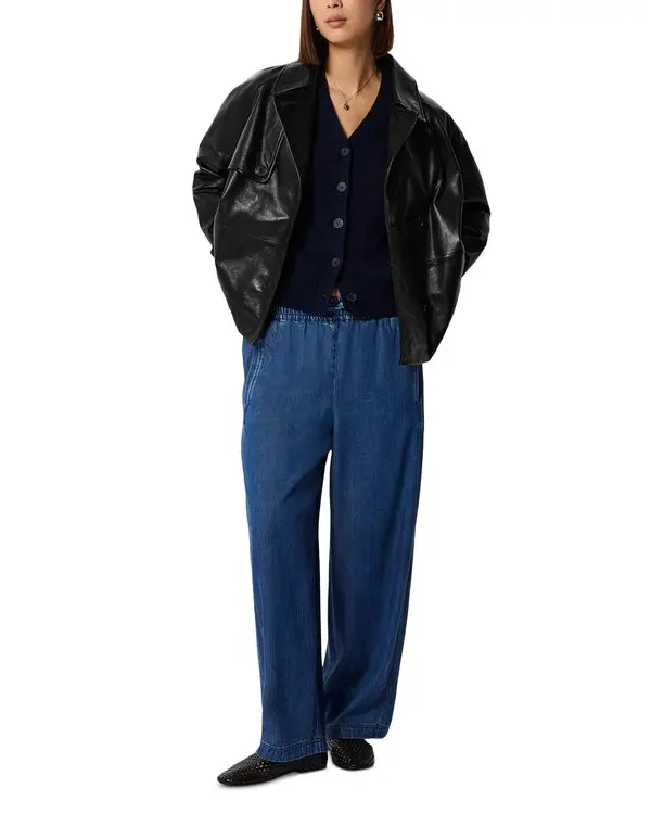 Whistles Cotton Pocket Cardigan