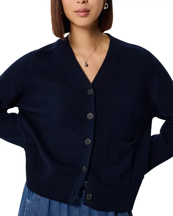 Whistles Cotton Pocket Cardigan