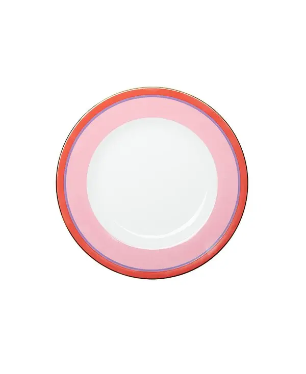La DoubleJ Dinner Plates, Set Of 2 10" X 10 - Rainbow Pink