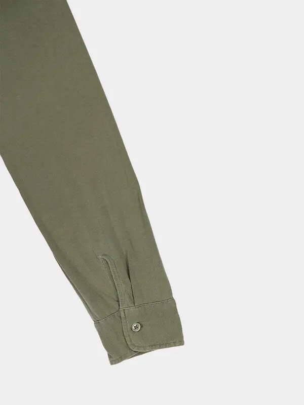 Majestic Filatures Army Herman Long-sleeved Shirt - Green