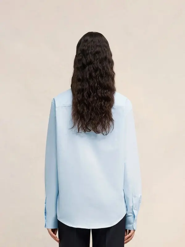 AMI Paris De Coeur Button-down Shirt - Blue