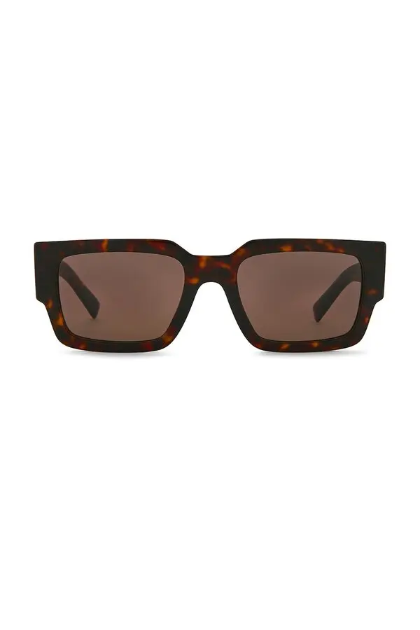 Prada Rectangle Sunglasses - Havana
